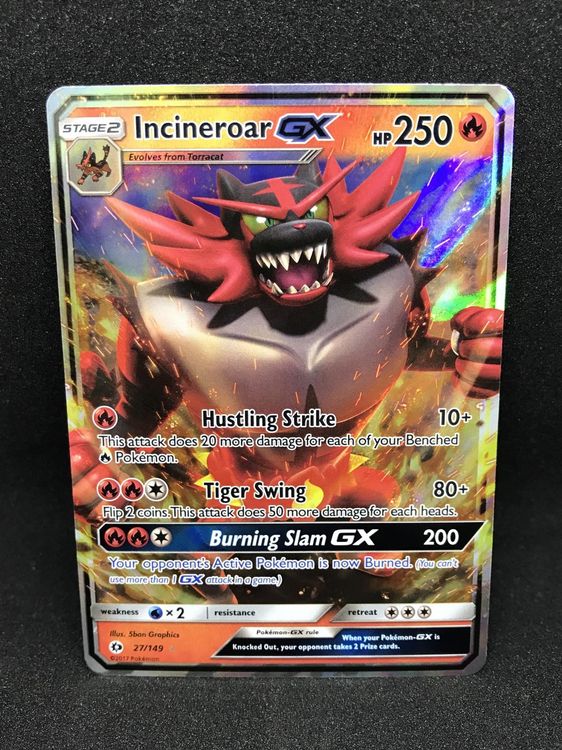 Incineroar GX Full Art - Pokemon-Karte | Kaufen auf Ricardo