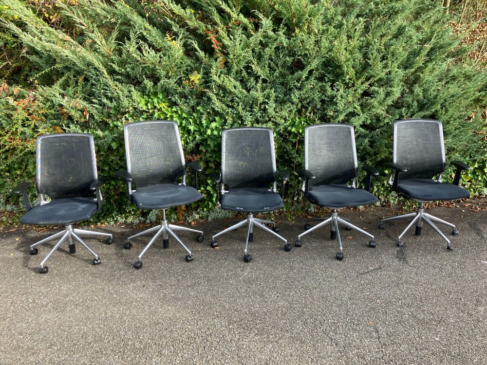 5 Stk Vitra Designer Bürodrehstuhl Modell Meda 2 Chair Stoff (Gebraucht ...