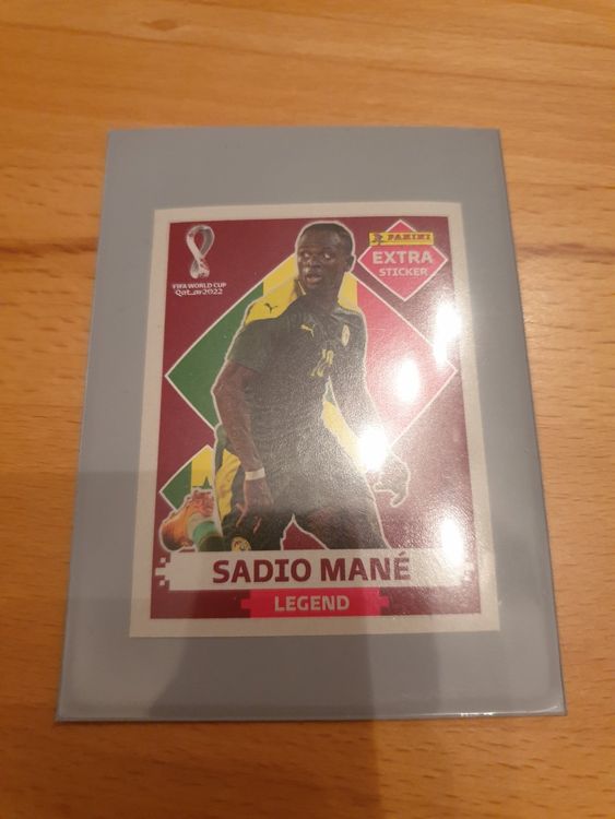 Panini WM 2022 Sadio Mane extra Sticker Red | Kaufen auf Ricardo