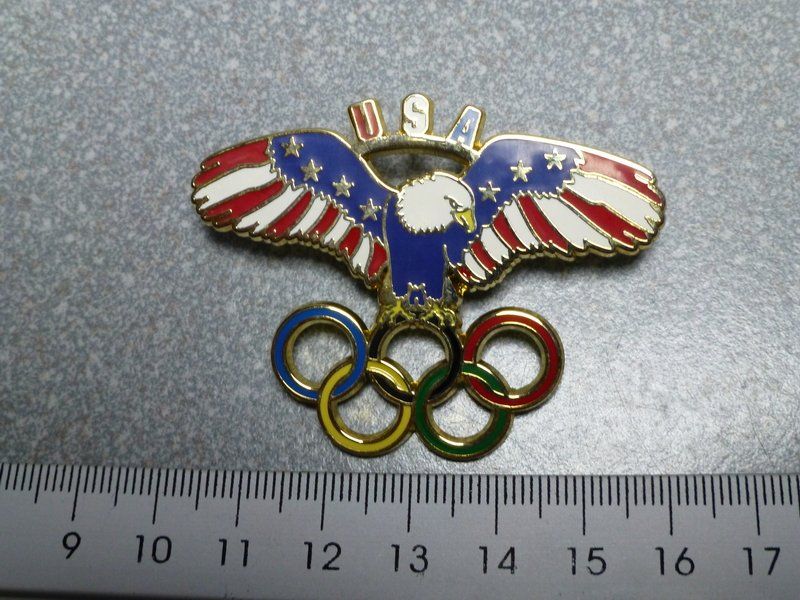 PIN PINS Olympia Olympic USA Adler sehr gross | Kaufen auf Ricardo