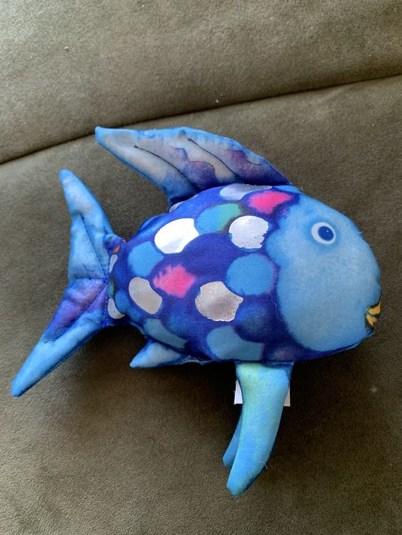 original 1995 "Regenbogen-Fisch" (Handpuppe/ Fingerpuppe) (Gebraucht ...