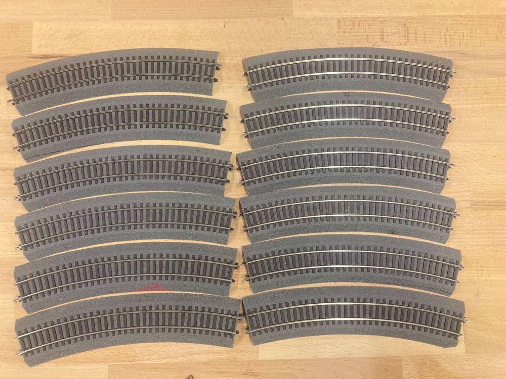Roco 42524 Gebogenes Gleis R3,12 Stück | Kaufen auf Ricardo