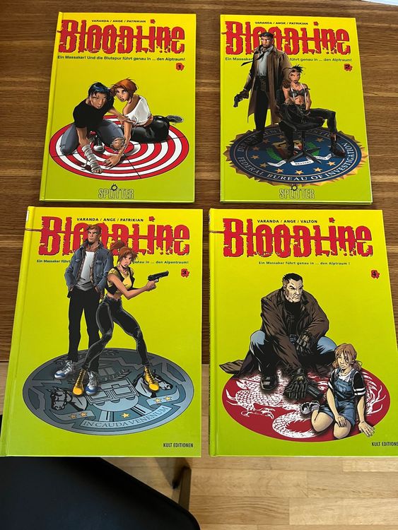 Splitter Bloodline Comic Nummer 1-4 Kult Editionen | Kaufen auf Ricardo