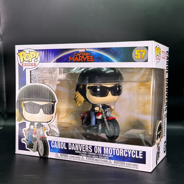 Funko Pop Marvel Carol Danvers on Motorcycle 57 | Kaufen auf Ricardo