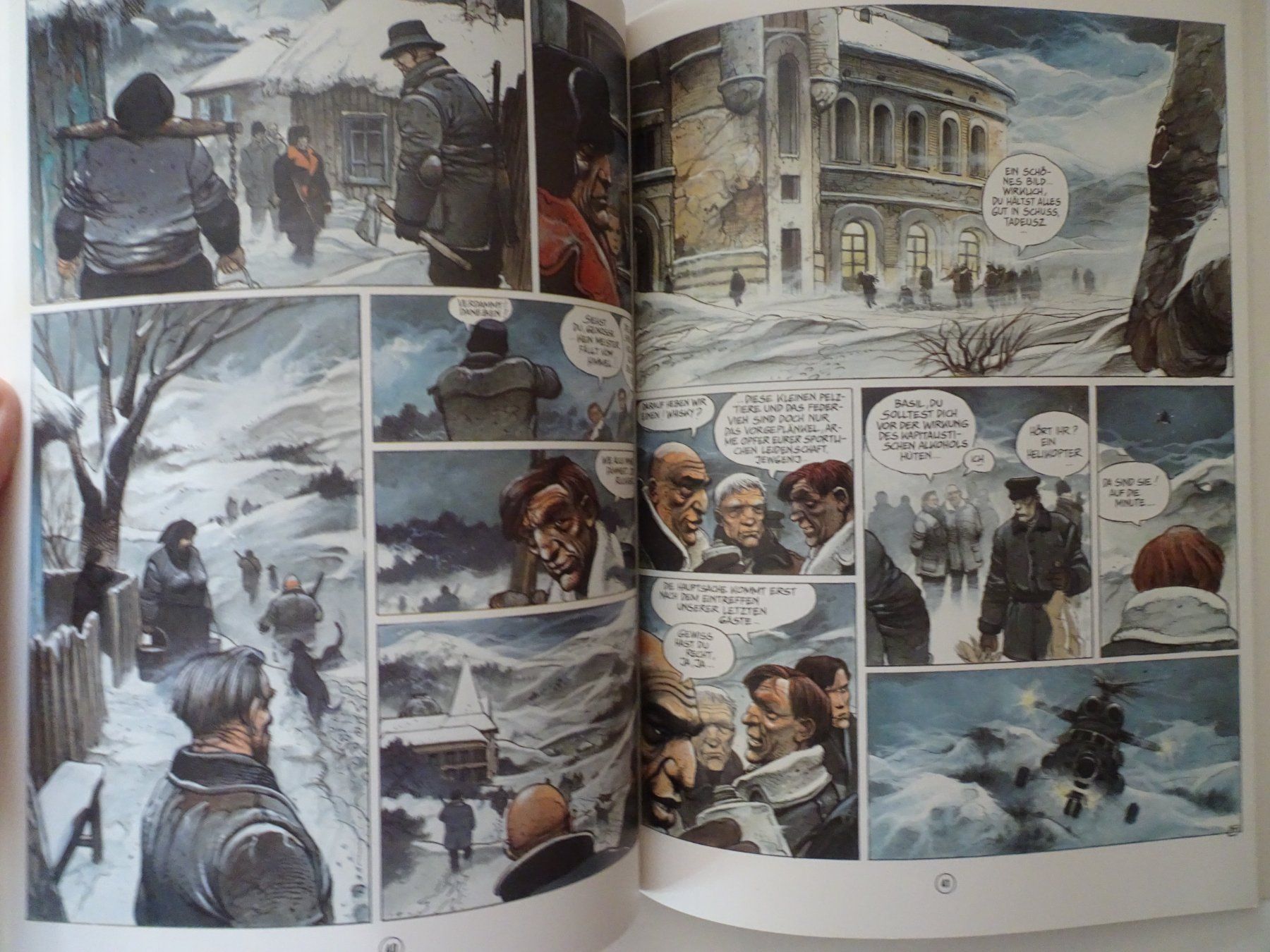 Christin/Bilal: TREIBJAGD -Top Zustand- Winter-Comic! SC (Gebraucht) in ...