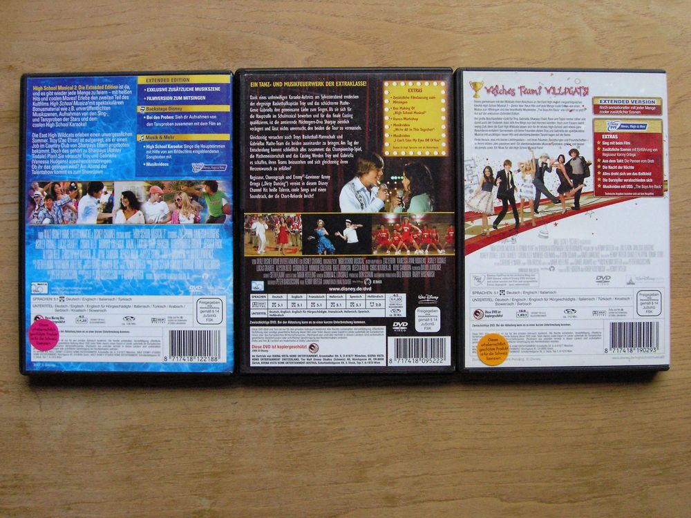 High School Musical DVD- Trilogie 1 - 3 | Kaufen auf Ricardo