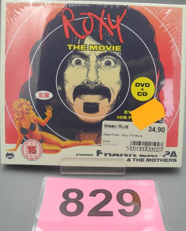 CD Frank Zappa "Roxy The Movie", Nr. 829 | Kaufen auf Ricardo