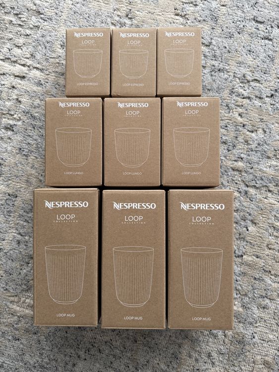Nespresso LOOP cups (Neu und originalverpackt) in für CHF 80 – mit Lieferung auf Ricardo kaufen