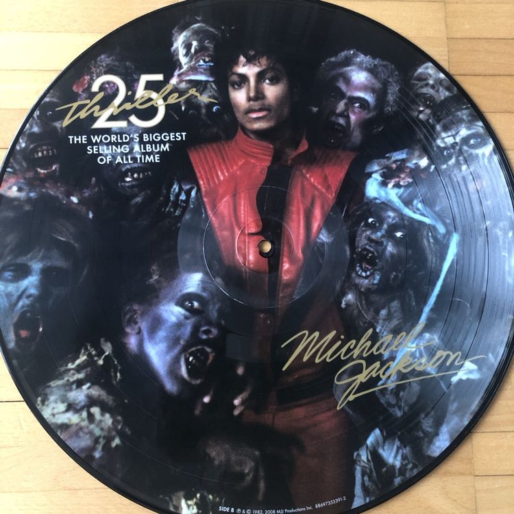 Michael Jackson Thriller Picture Disc 25-Jahre Jubiläum (Neu (gemäss ...
