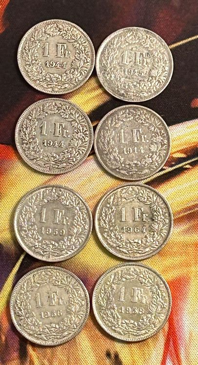 Lots de 1 frs suisse argent | Kaufen auf Ricardo