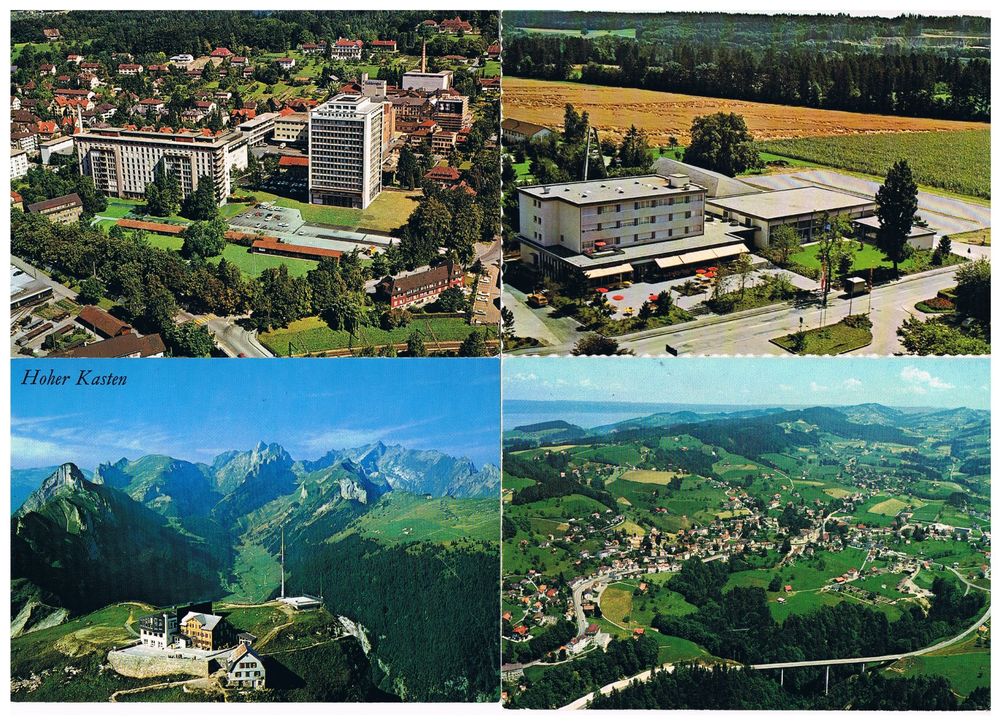 8 Fliegeraufnahmen ganze Schweiz.U.a.Hotel Worbenbad.Ab Fr.1 (Gebraucht) in Seedorf für CHF 1 ...