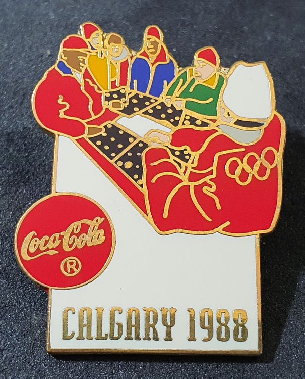 V459 Pin Olympiade Olympic Games Coca Cola - Calgary 1988 (Gebraucht) in Reinach BL für CHF 4.5 ...