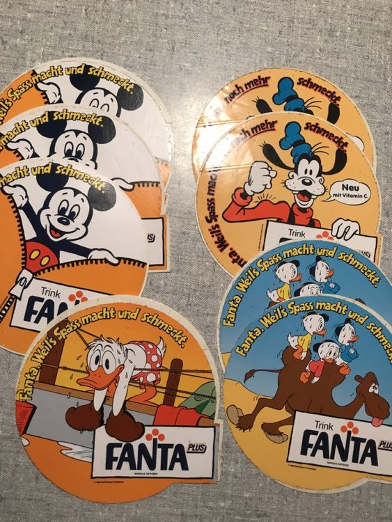 Fanta Sammelsticker 80er Vintage Retro Micky Donald Goofy | Kaufen auf ...