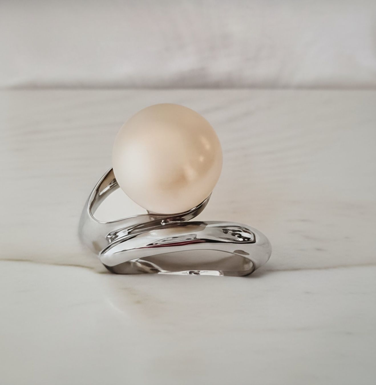 Echte Perlen-Ring (Silber 925 rhodiniert) (Neu und originalverpackt) in ...