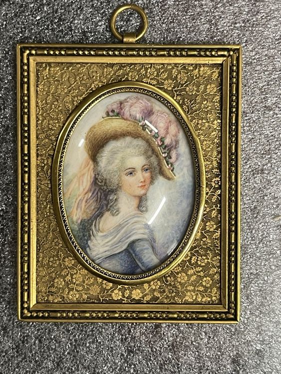 Portrait miniature signé | Kaufen auf Ricardo
