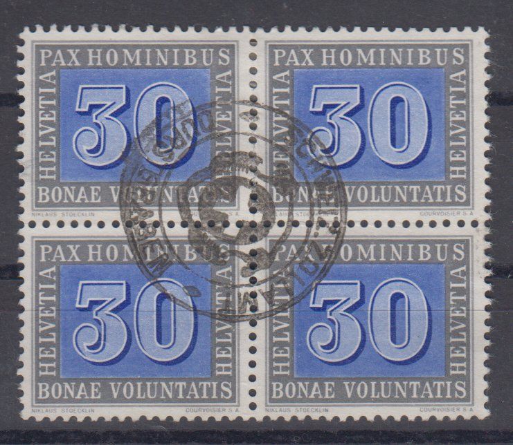 PAX - 30 Rp. Viererblock mit Zollstempel (Gebraucht) in Eschlikon für CHF 18 – mit Lieferung auf ...