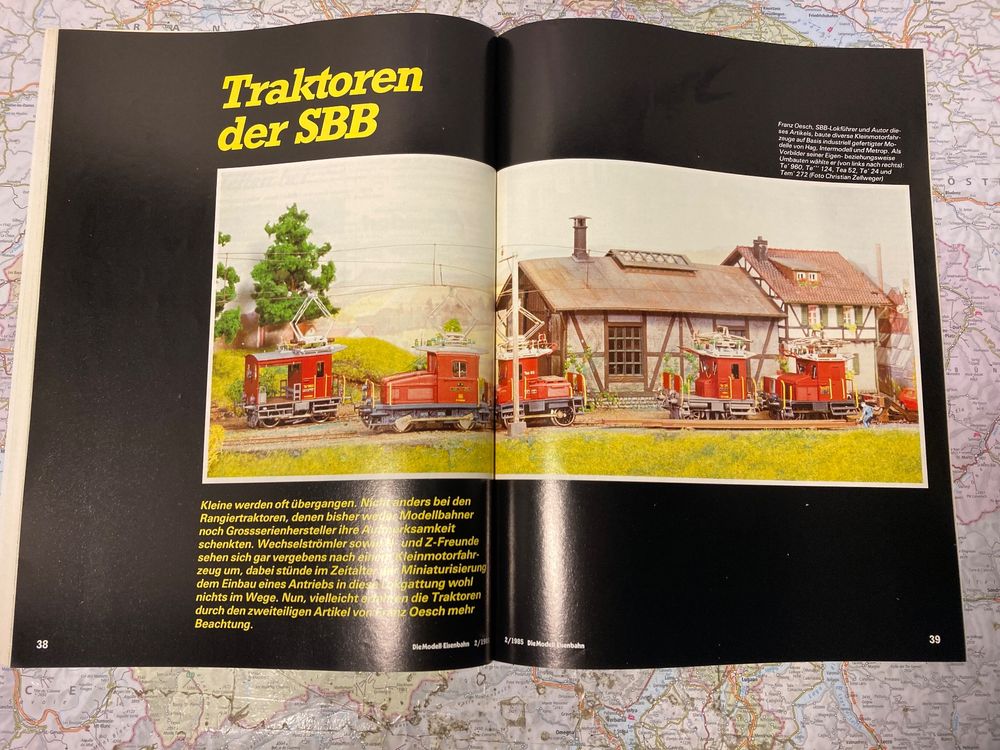 Die Modell-Eisenbahn (Loki) ganzer Jahrgang 1985 (Gebraucht) in Jona ...