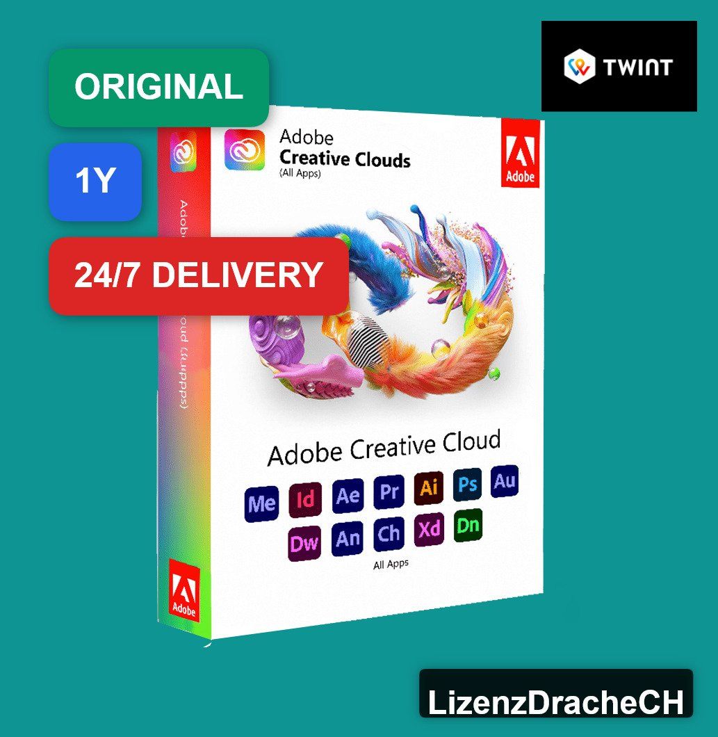 Adobe Creative Cloud 2024 | Multilingual | Original-Lizenz (Gebraucht) in Pieterlen für CHF 69 ...