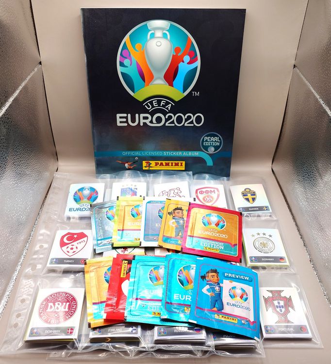 Panini EURO 2020 Swiss Pearl Edition Komplett mit Extras (Gebraucht) in ...