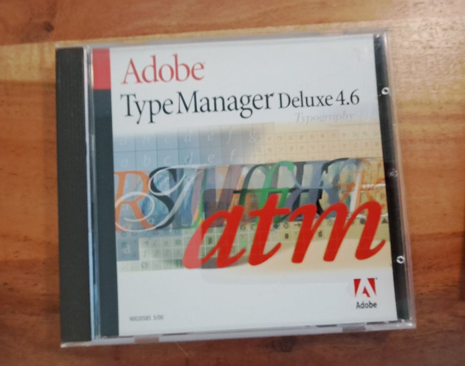 Adobe Type Manager Deluxe 4.6 - Rarität für Sammler! Für Mac (Gebraucht ...
