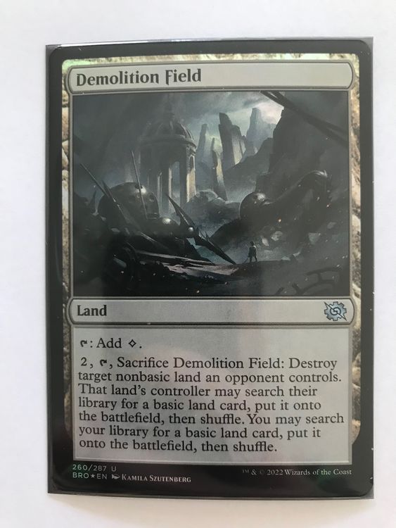 Demolition Field (foil) | Kaufen auf Ricardo