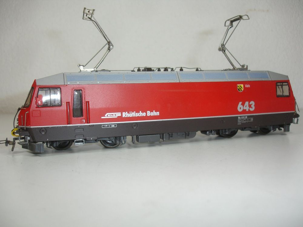 BEMO H0m: Lokomotive Ge 4/4 der Rhätische Bahn (Gebraucht) in Fontaines ...