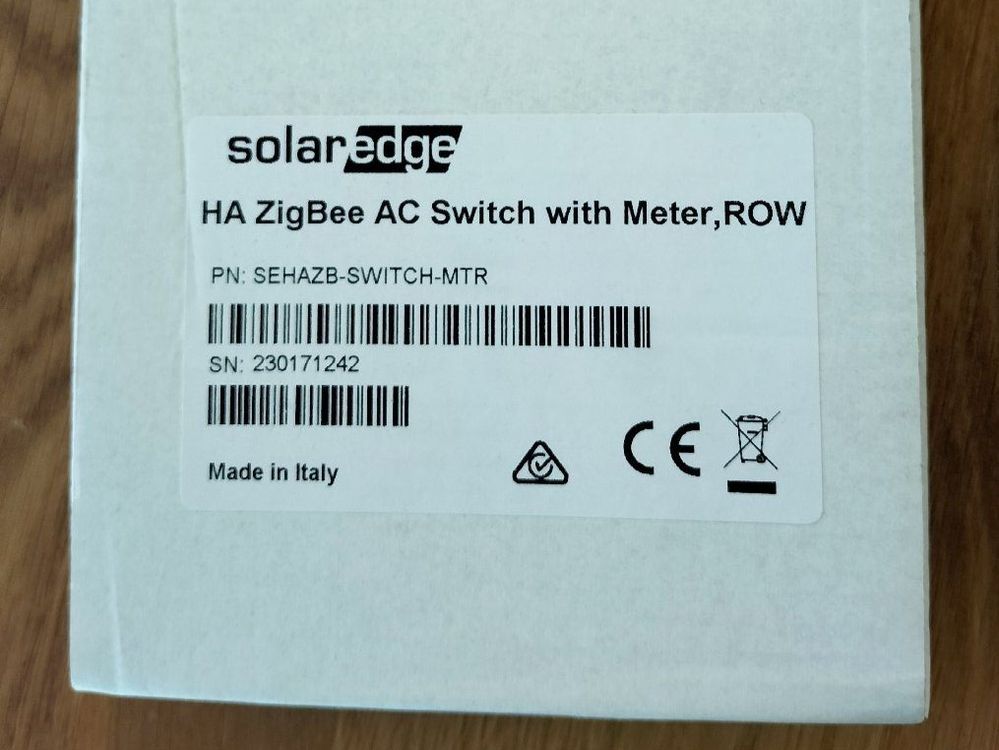 SolarEdge ZigBee AC Switch mit Meter, Neu & OVP! | Kaufen auf Ricardo