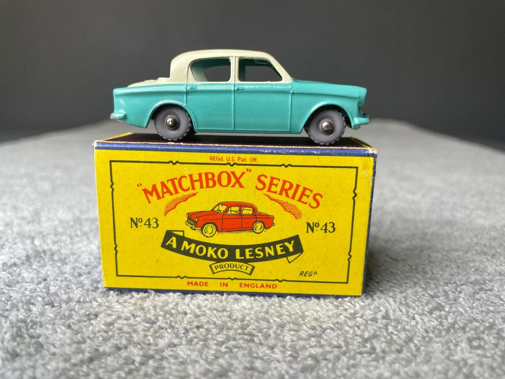 Matchbox Moko Lesney 43A Hillman Minx TURQUOISE! | Kaufen auf Ricardo