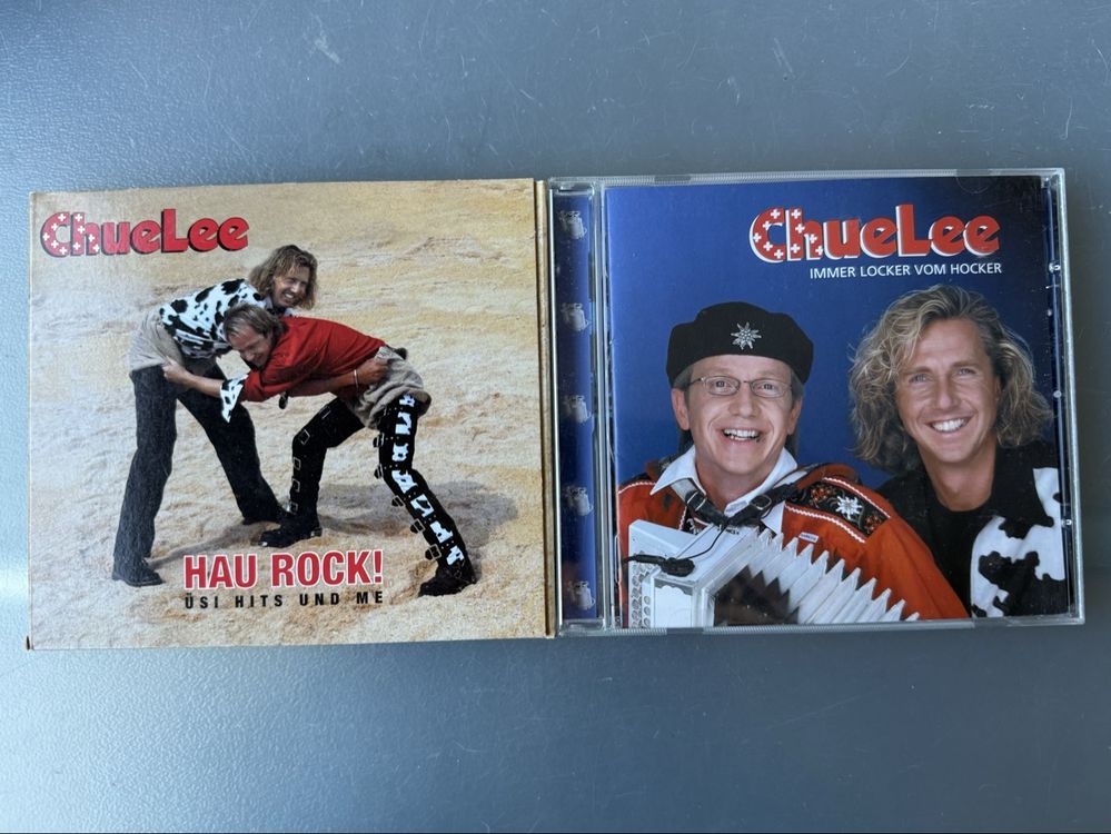 ChueLee CDs "Hau Rock!" & "Immer locker" Party Schweizer Mus (Gebraucht ...