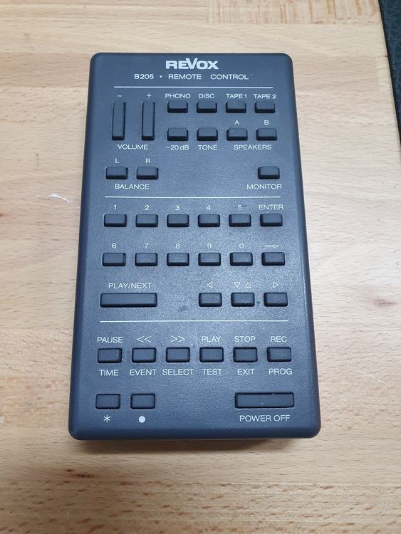 Revox B205 Vintage Original Fernbedienung Remote Control (Gebraucht) in ...