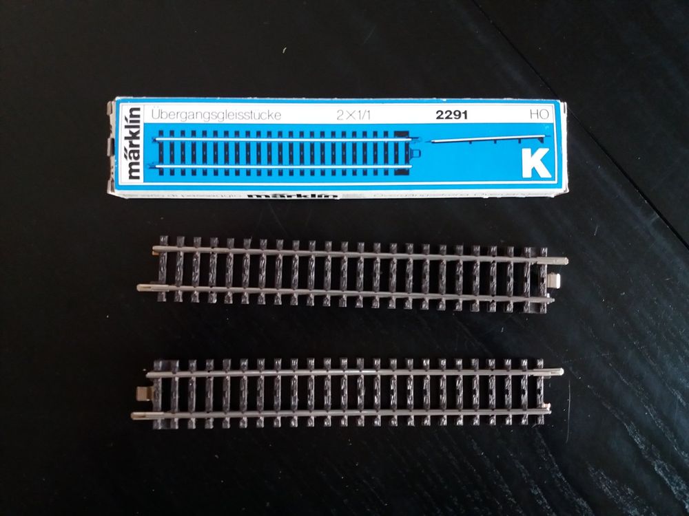 Märklin 2 Übergangsgleisstücke 2291 (Gebraucht) in Lupfig für CHF 4 ...