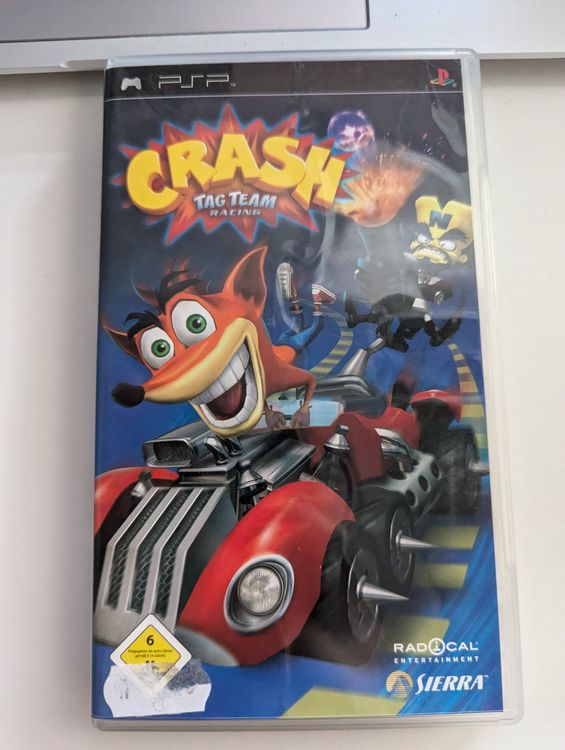 Crash Tag Team Racing PSP Game Playstation (Gebraucht) in Hünenberg See ...