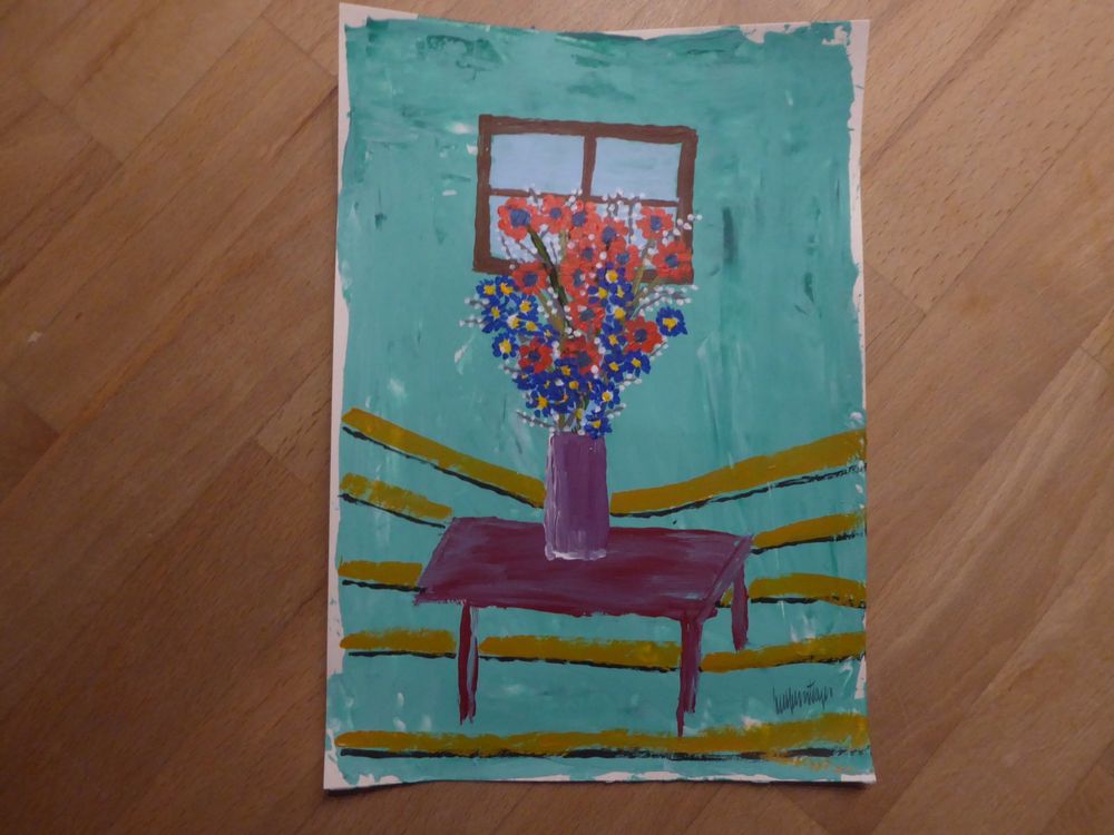 Kurt Lustenberger *53- Osterstrauss, Outsider Art, signiert | Kaufen ...