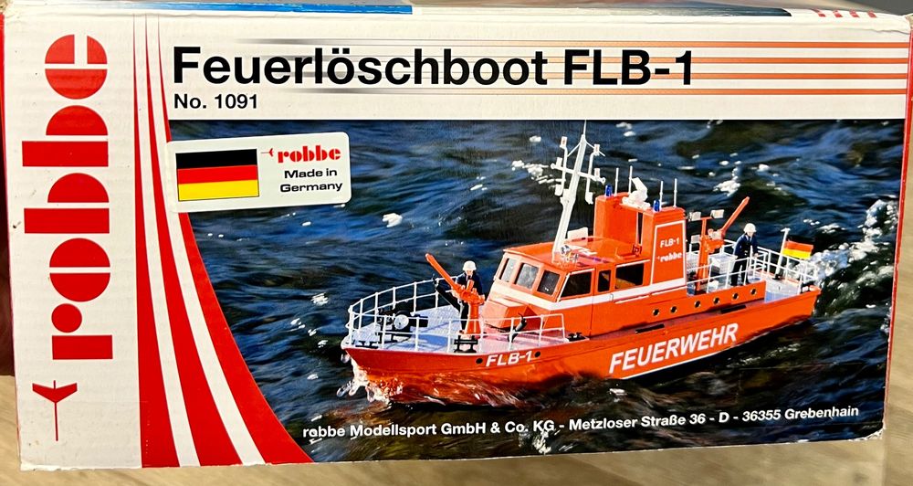 Vintage Robbe Baukasten Feuerlöschboot FLB -1 (Gebraucht) in Reigoldswil für CHF 99 – mit ...