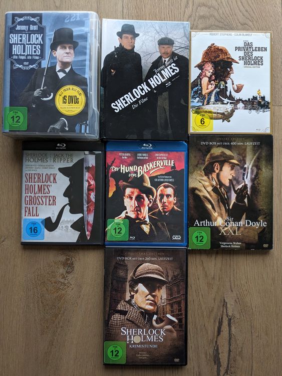 Sherlock Holmes Sammlung auf DVD und Blu-ray (Gebraucht) in Port für ...