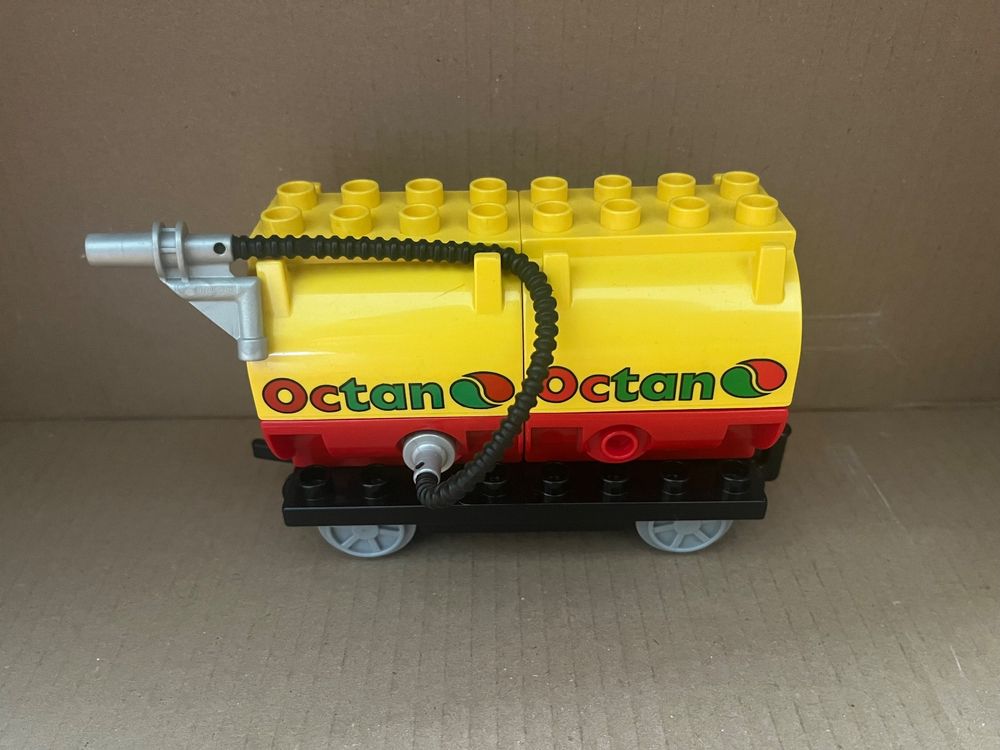 Lego Duplo Octan Anhänger Waggon zur Eisenbahn (Gebraucht) in ...