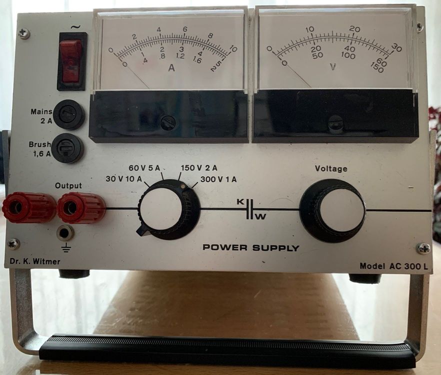 Dr. Witmer Power Supply Model: AC 300 L (Gebraucht) in für CHF 130 ...