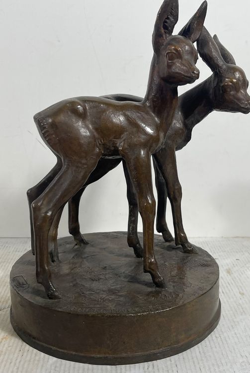 Arnold HUGGLER (1894-1988) Bambi Skulptur aus Bronze | Kaufen auf Ricardo