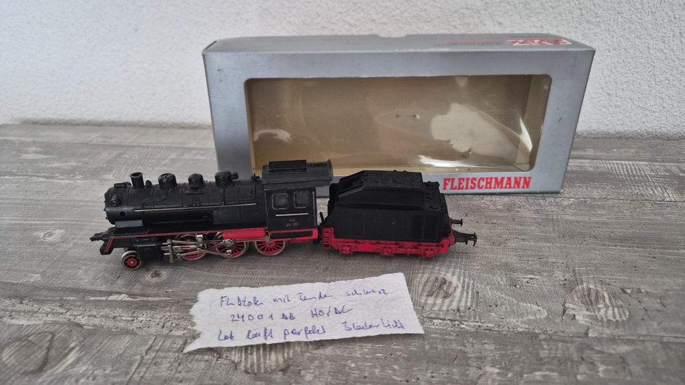 Fleischmann H0 1350 Dampflok mit Tender BR 24 001 läuft (Gebraucht) in ...