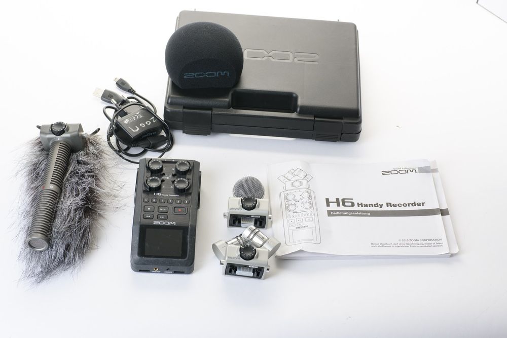 Zoom H6 Audio Recorder mit 3 Mikrofonen (Gebraucht) in Ennetbaden für ...