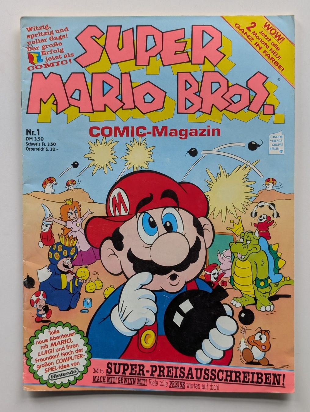 Super Mario Comic Magazine Nr. 1 und Nr. 7 - Top Zustand! (Gebraucht ...