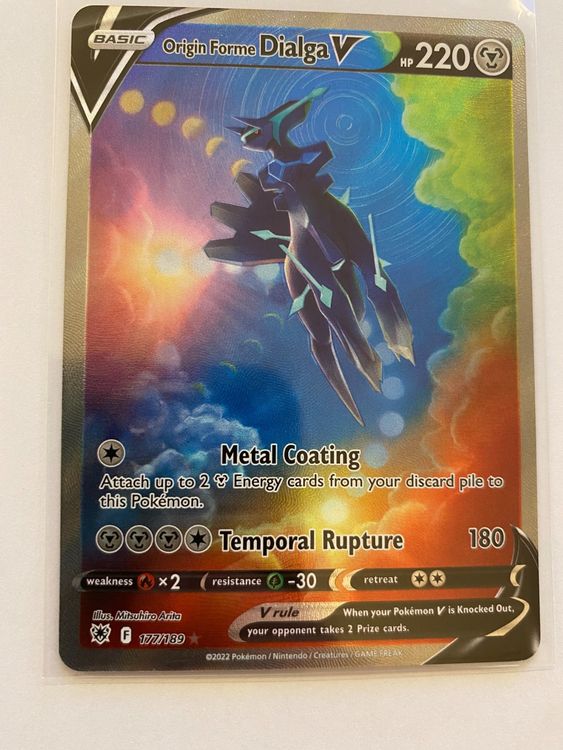 Pokemon Origin Forme Dialga V 177/189 Astral Radiance EN (Neu (gemäss Beschreibung)) in Elgg für ...