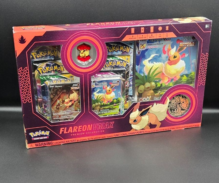 1 x Flareon VMAX Premium Collection box (First Print) / ENG (D'occasion ...