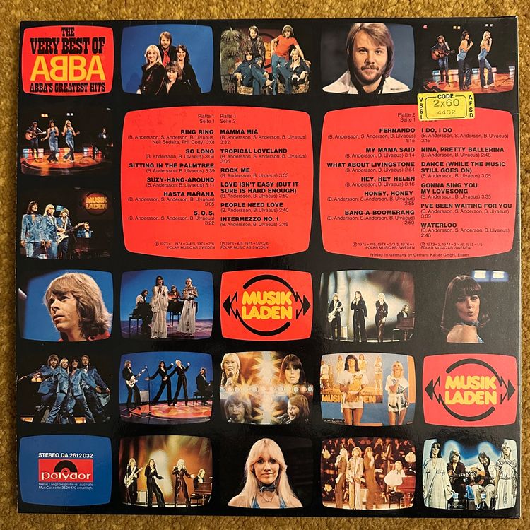 2LP - ABBA - The Very Best Of ABBA / ABBA's Greatest Hits (Usato) a ...