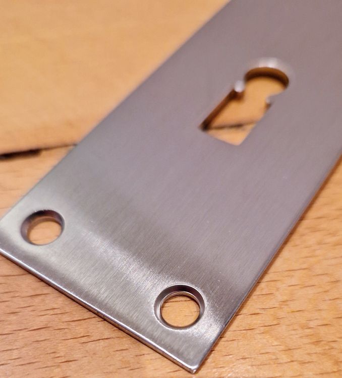 2er-Set Glutz Edelstahl Türschild 5341 Glide, BB, neu | Kaufen auf Ricardo