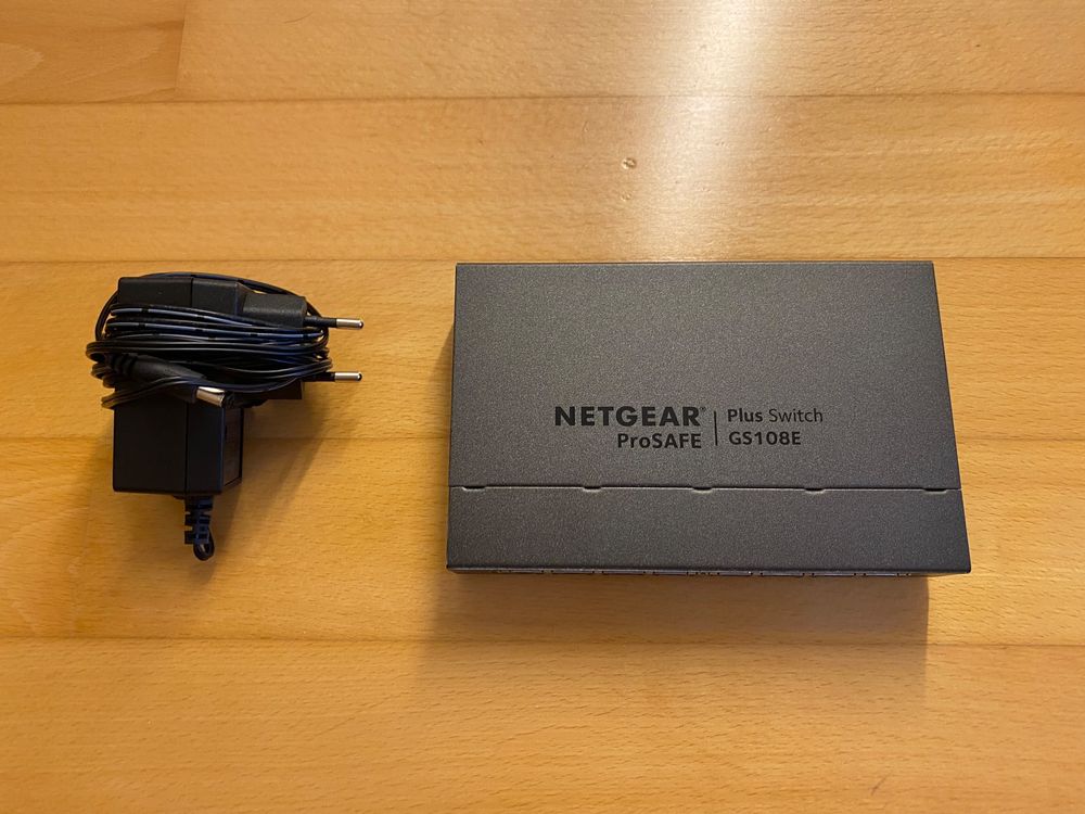 Netgear ProSAFE Plus Switch GS108Ev3 – 8-Port Gigabit (Gebraucht) in ...