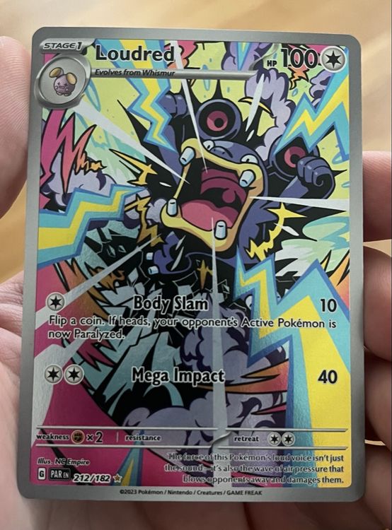 Loudred Illustration Rare Pokémon Karte (212/182) | Kaufen auf Ricardo