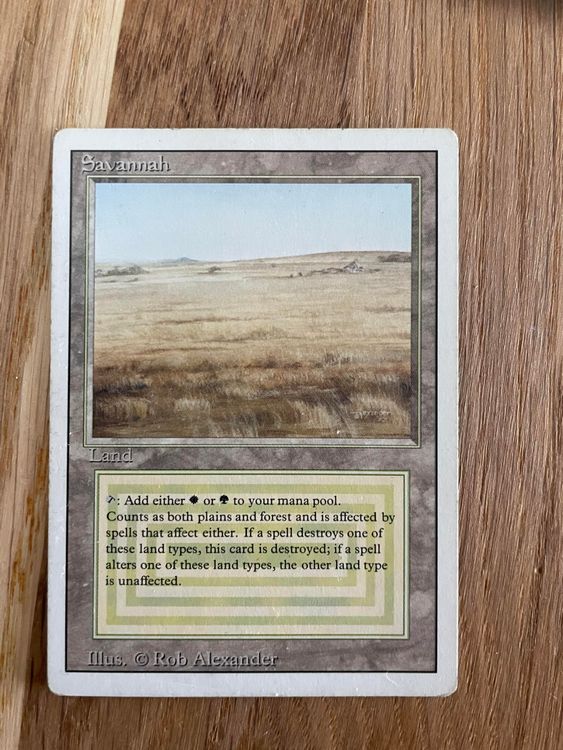 Magic The Gathering SAVANNAH Revised Edition (Gebraucht) in Rheinfelden ...