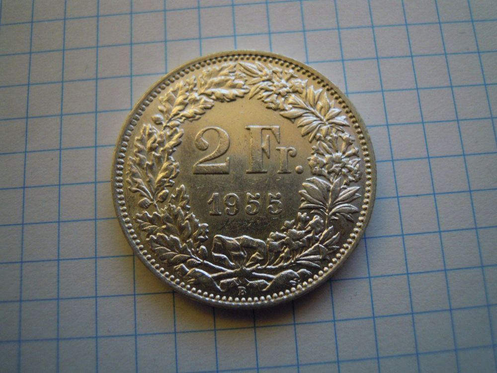 2 Fr. 1955 rar | Kaufen auf Ricardo