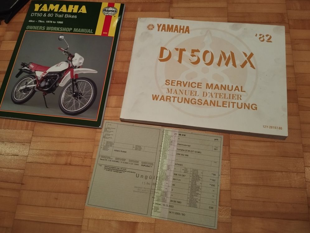 Yamaha DT50MX 1983 Extrem Seltener Oldtimer (Gebraucht) in Dietfurt für ...